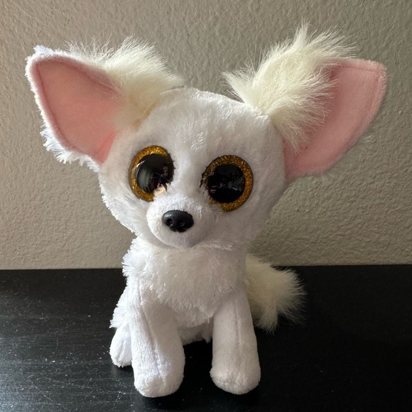 Ty | Toys | Ty Beanie Big Glitter Eyes Phoenix White Fennec Fox Plush ...